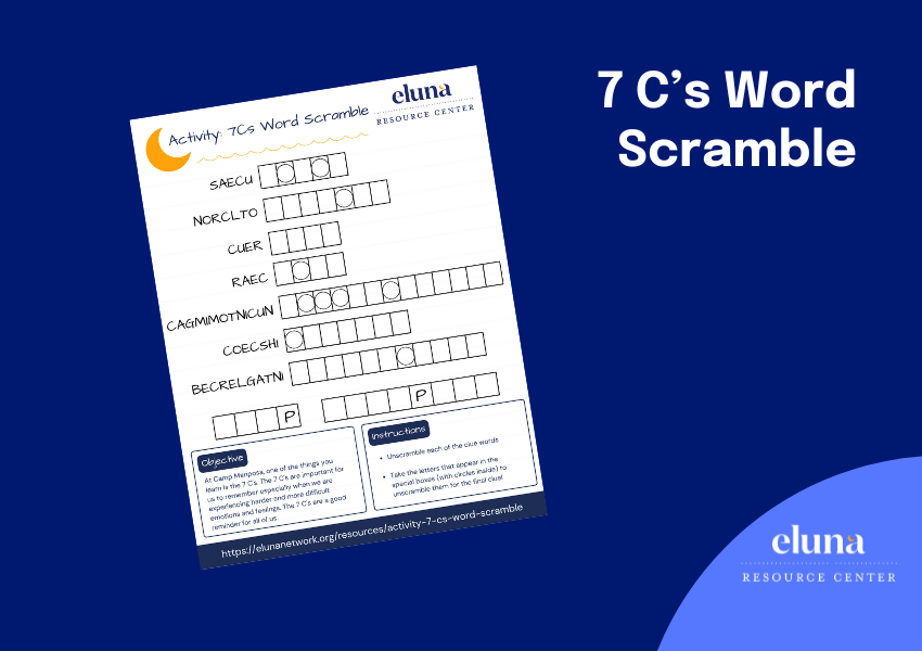 Activity: 7 C’s Word Scramble - Eluna