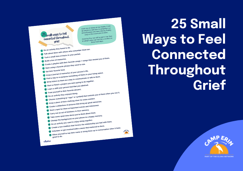 25 Small Ways to Feel Connected Throughout Grief - Eluna