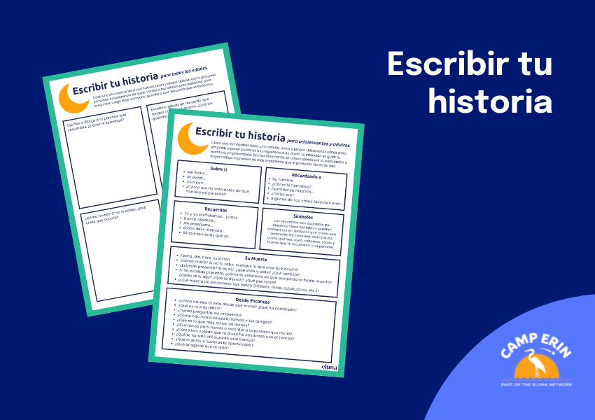 Actividad en español: Escribir tu historia - Eluna
