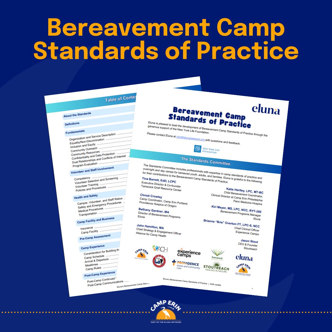 Bereavement Camp Standards of Practice - Eluna