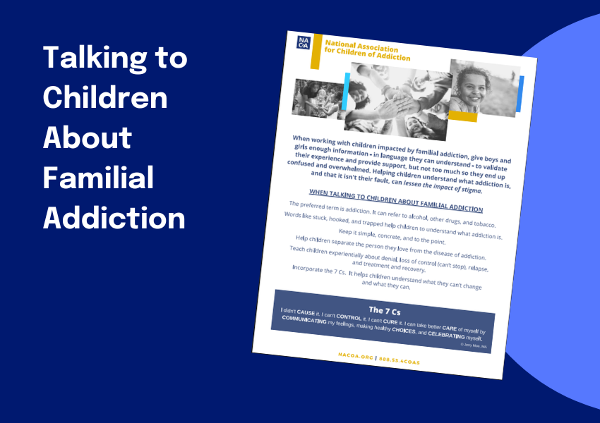 Talking to Children About Familial Addiction - Eluna