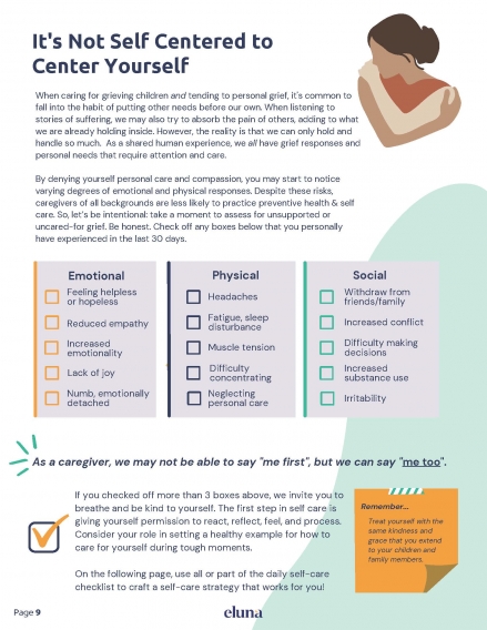 Printable Posters for Self-Care & Coping Skills - Eluna