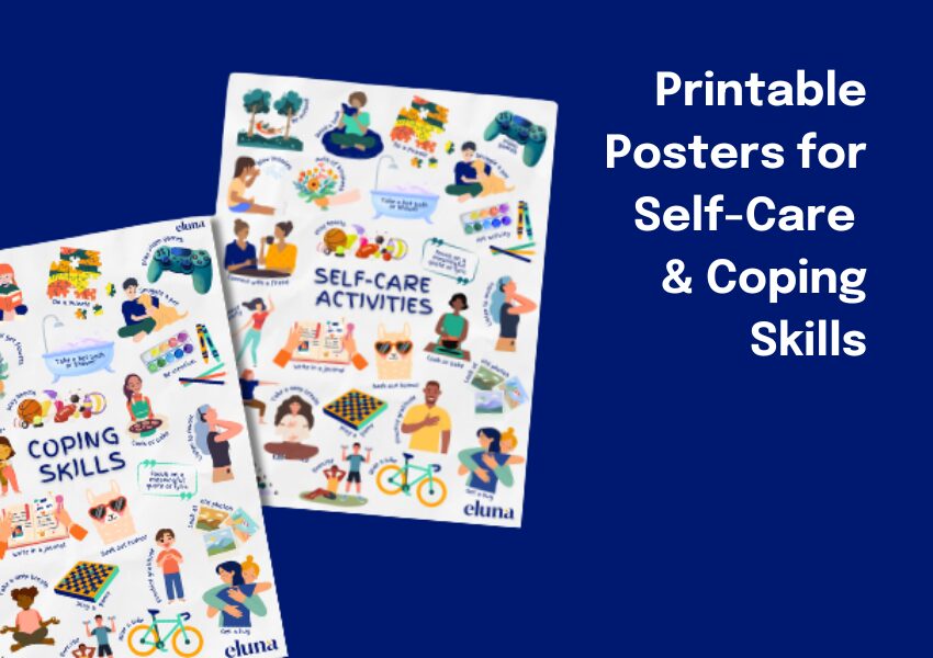 Printable Posters for Self-Care & Coping Skills - Eluna